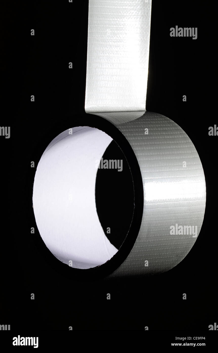 silver gaffer tape roll Stock Photo - Alamy