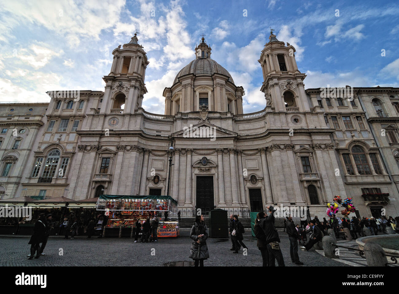 italia italy italie roma rome piazza navona Santa Agnese in Agone ...