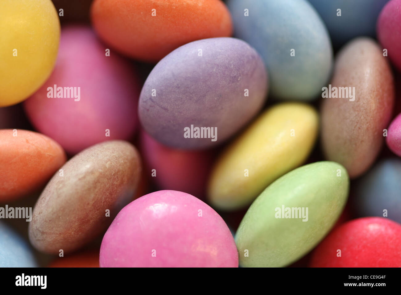 Colour coated chocolate sweets Stock Photo - Alamy