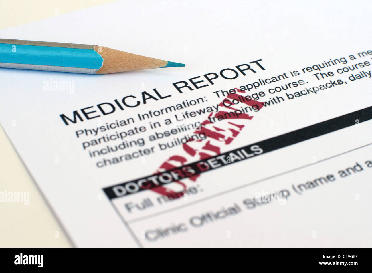 Critical health report hi-res stock photography and images - Alamy