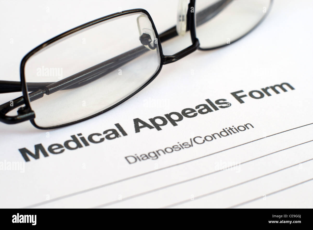 medical appeals form Stock Photo - Alamy