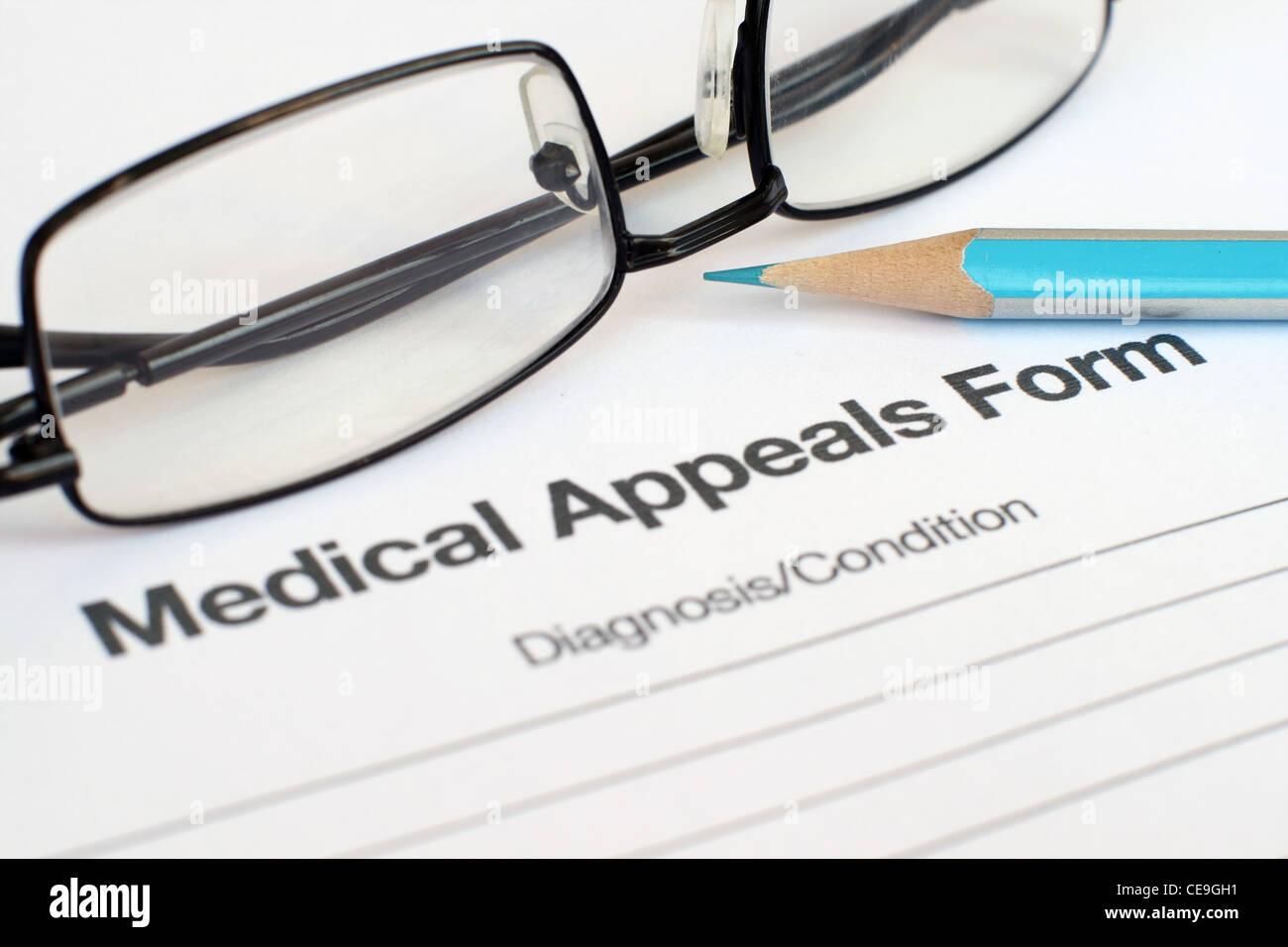 medical appeals form Stock Photo - Alamy