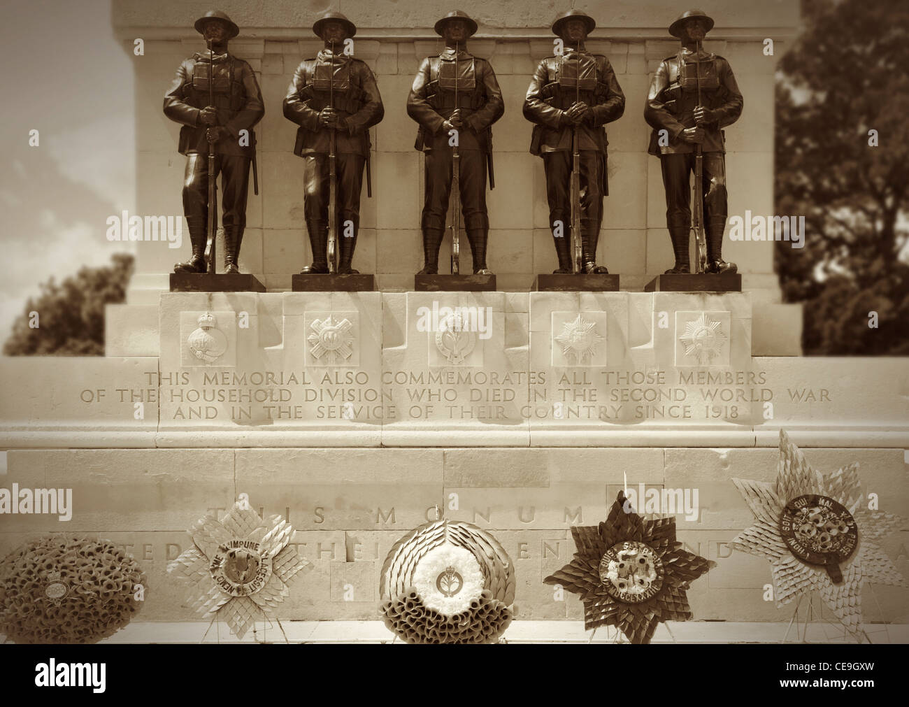 The Guards Memorial, London, England Stock Photo - Alamy