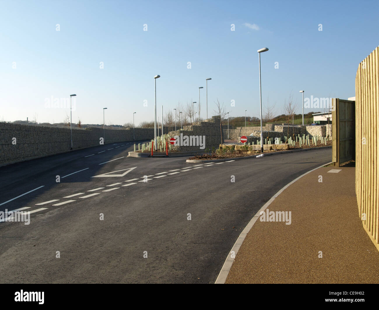 Waste recycling site Stock Photo - Alamy