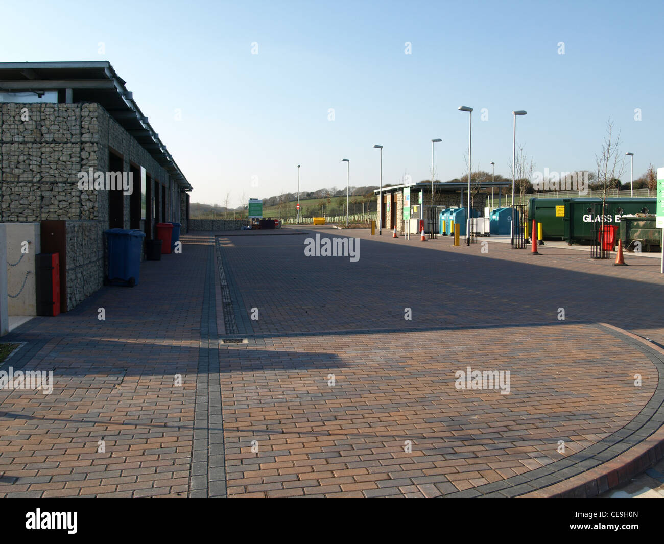 Waste Recycling site Stock Photo - Alamy