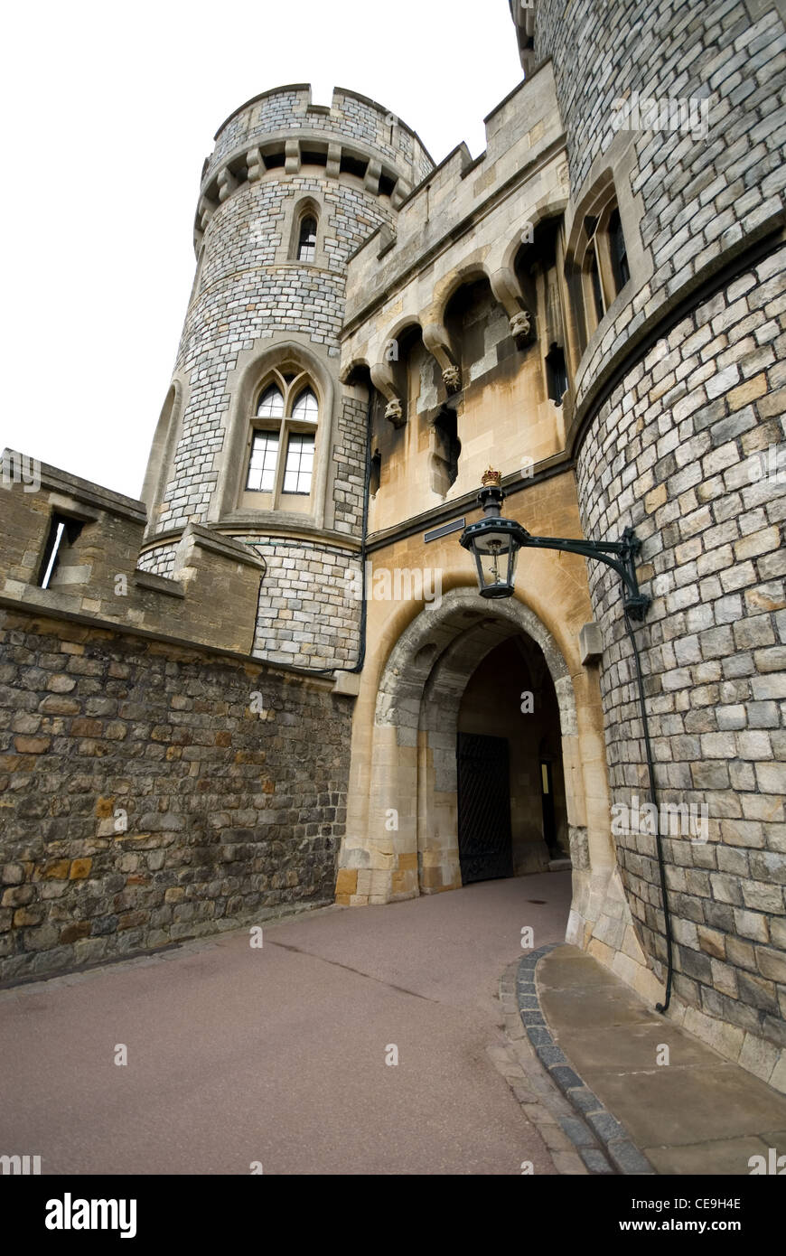 A walkway inside Windsor Castle, England Stock Photo - Alamy