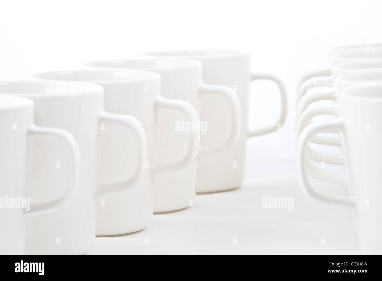White cups hi-res stock photography and images - Alamy
