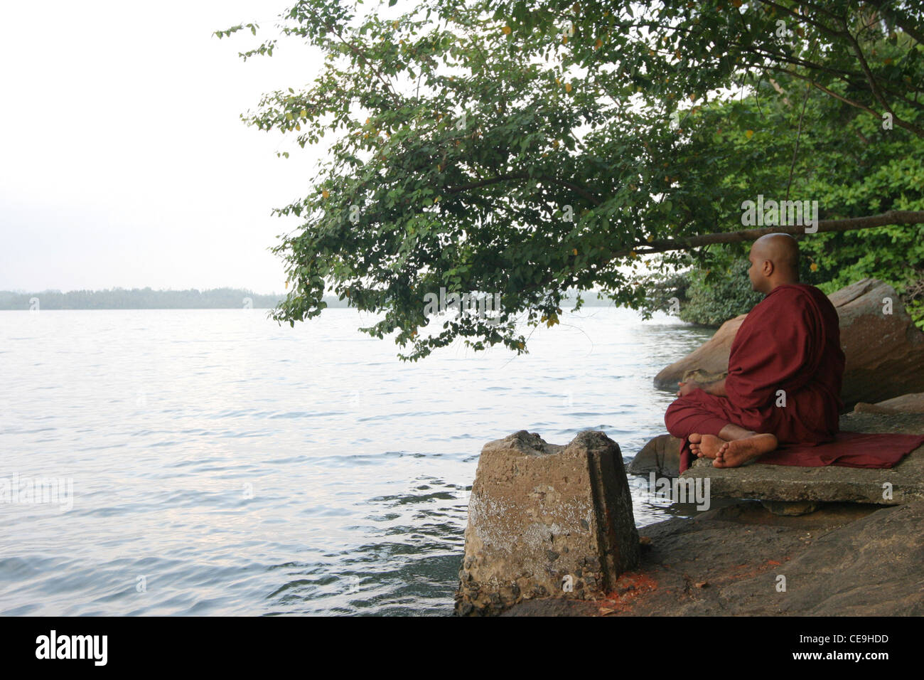 Young monk standing outside a temple hi-res stock photography and ...