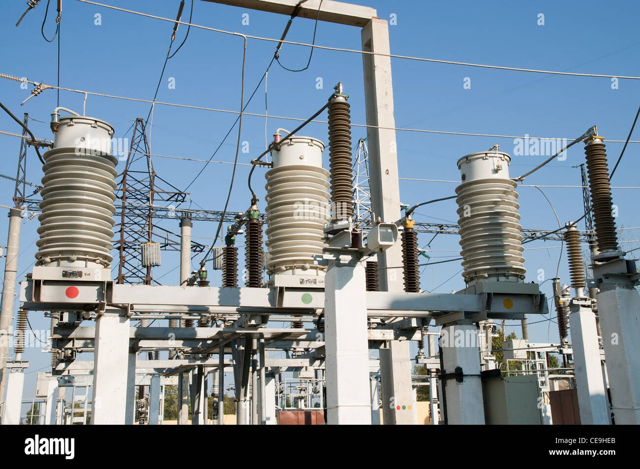High voltage substation hi-res stock photography and images - Alamy
