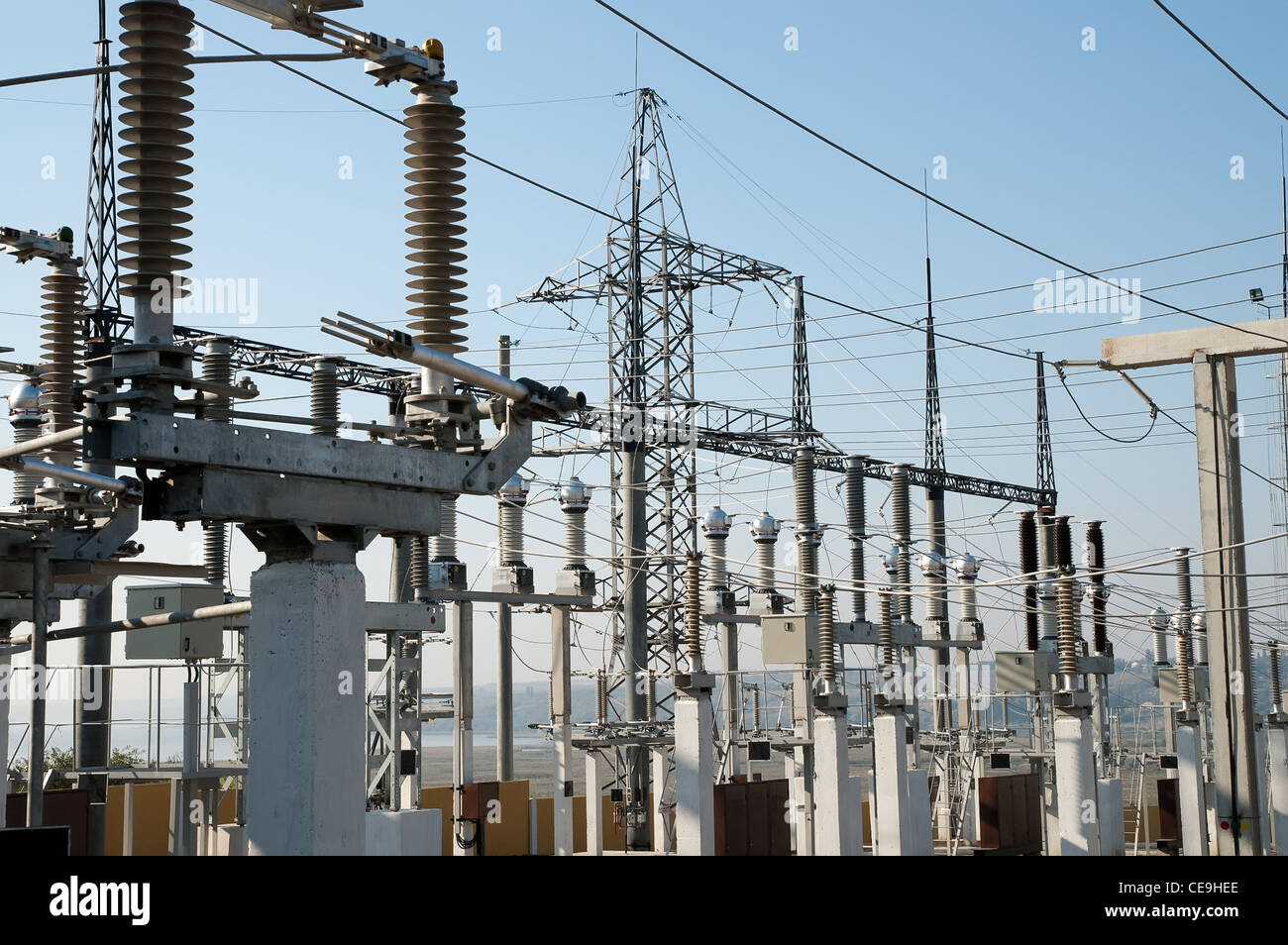 High voltage substation hi-res stock photography and images - Alamy