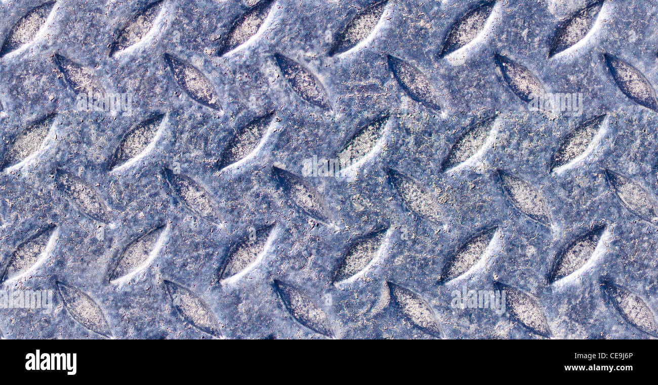 a diamond plate metal textures, is digital manipulated to be joined ...