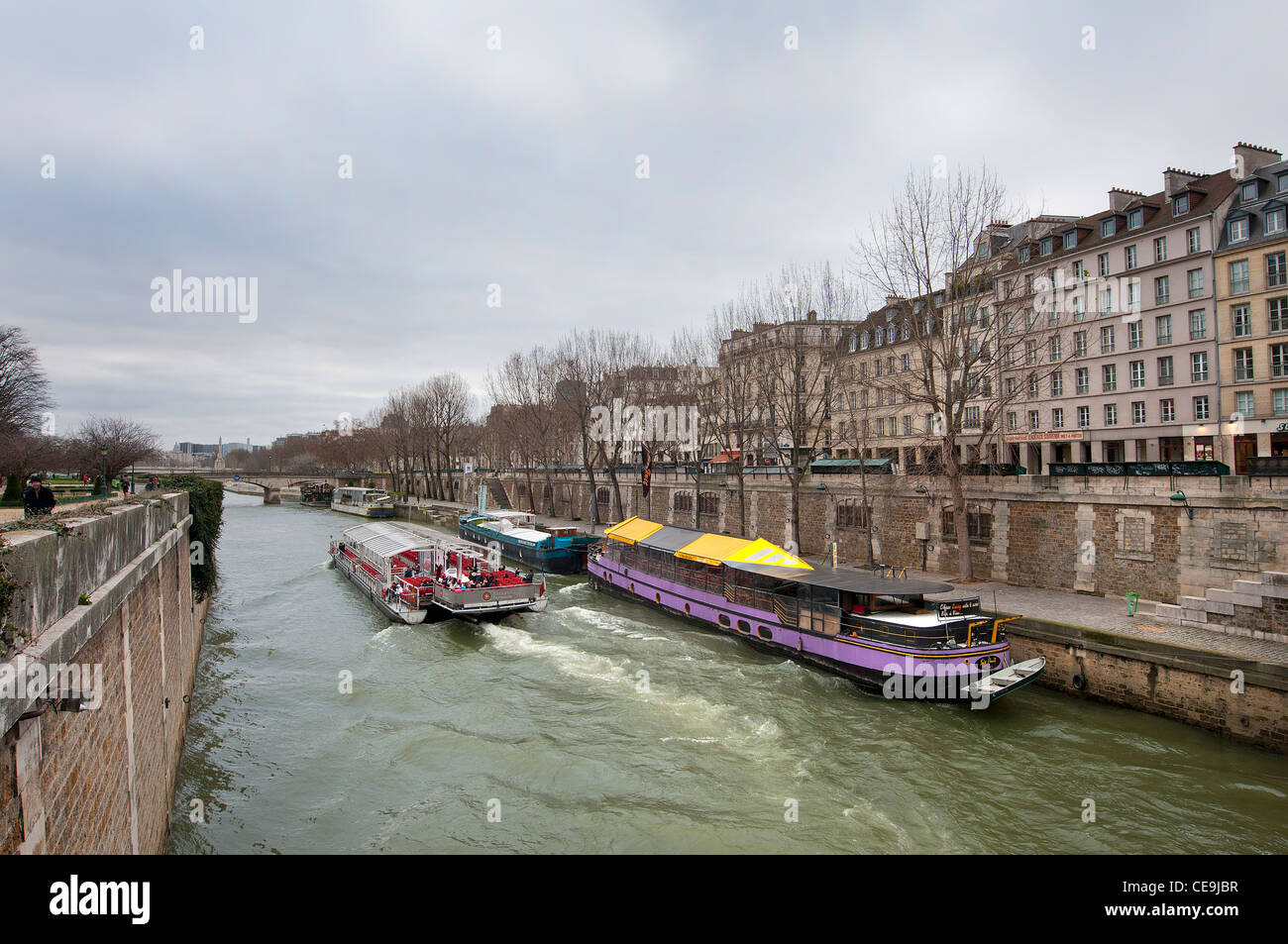 The Seine river in Paris Stock Photo - Alamy
