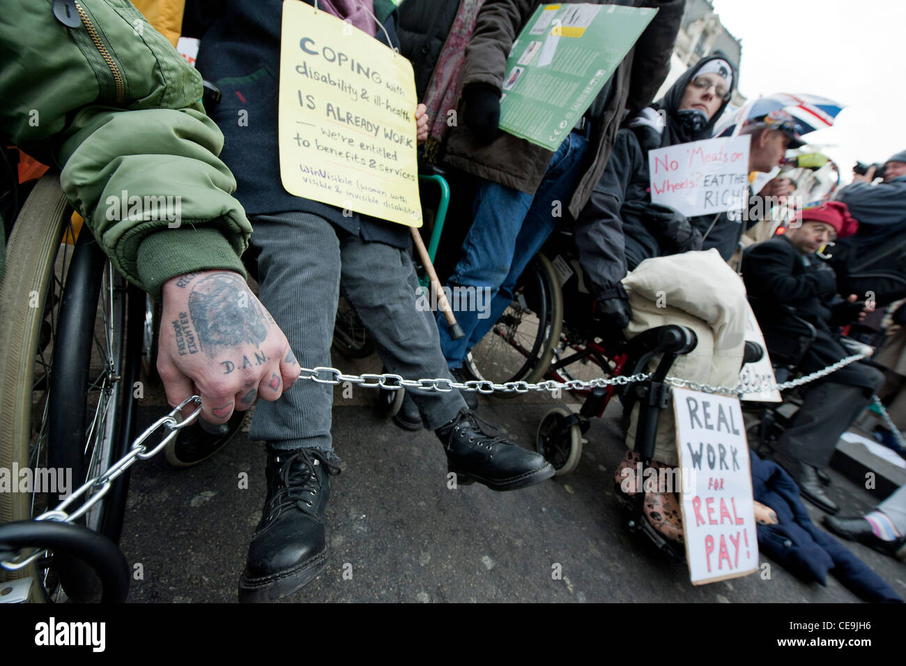 UK Uncut joins forces with a group of disabled, sick and elderly people ...