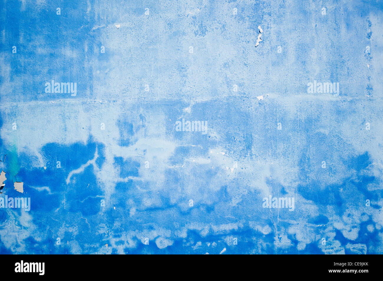 grunge blue wall, with peeling paint Stock Photo - Alamy