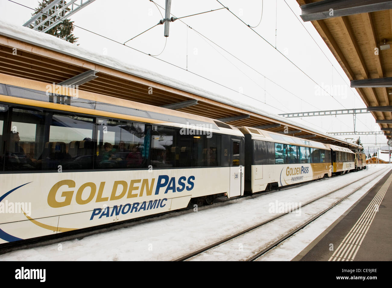 Golden pass train switzerland hi-res stock photography and images - Alamy