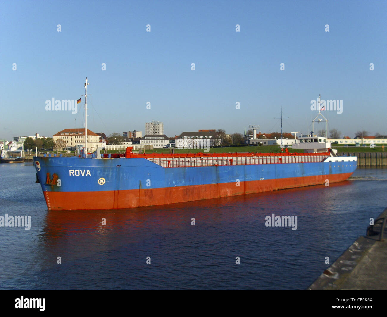The general cargo ship Rova is part of the global shipping fleet ...