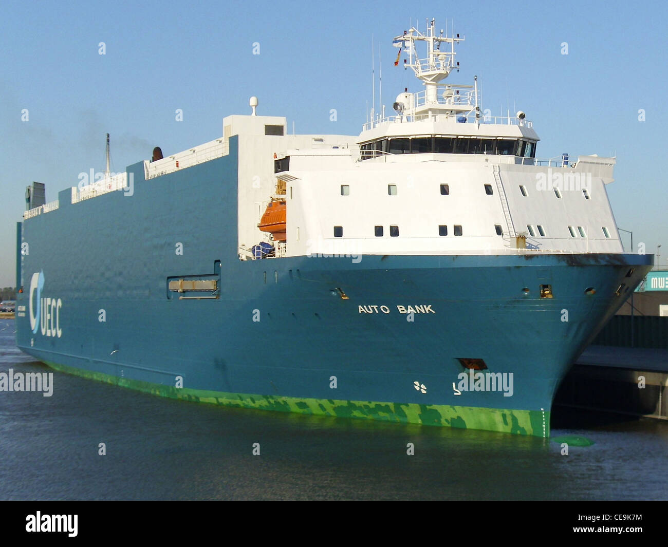 The Auto Bank car carrier is a large cargo vessel designed for ...