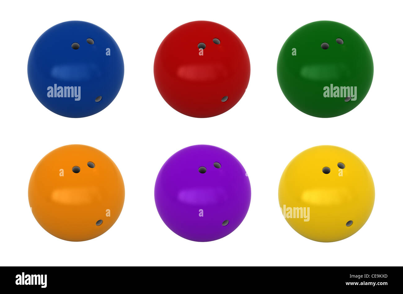 Sport of bowling Cut Out Stock Images & Pictures - Alamy