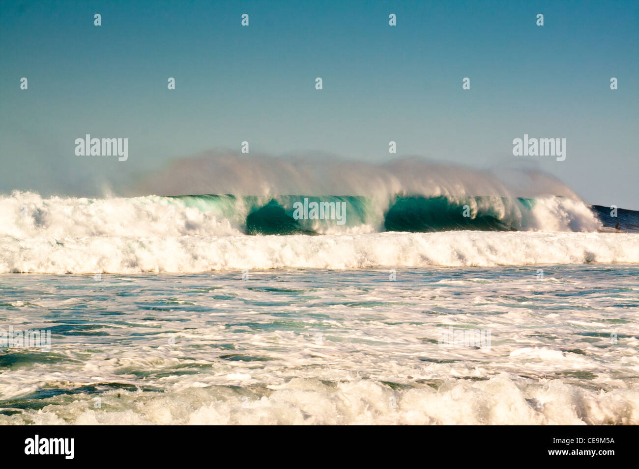 Big wave in the Atlantic Ocean Stock Photo - Alamy