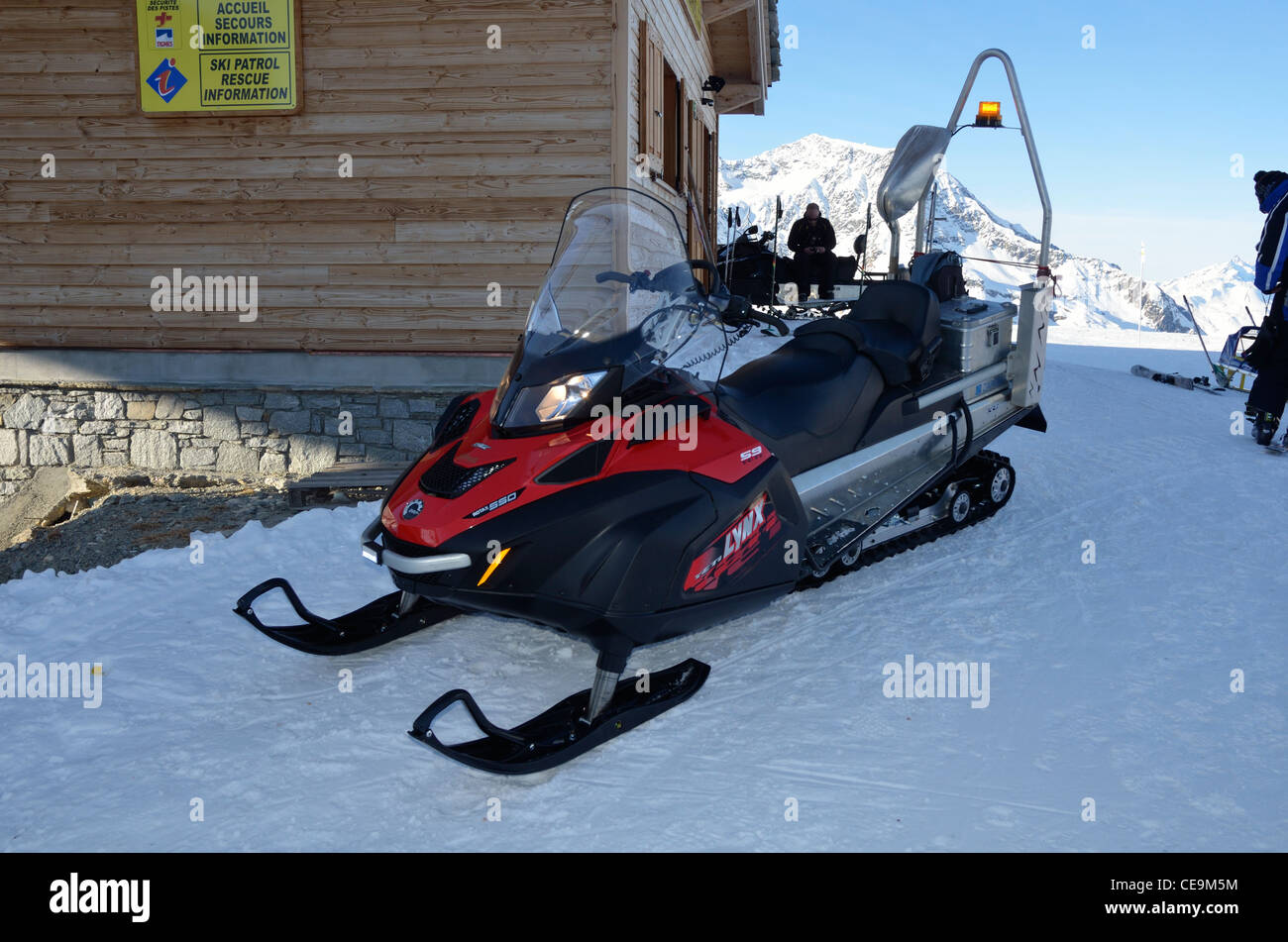 Ski patrol rescue vehicle hi-res stock photography and images - Alamy