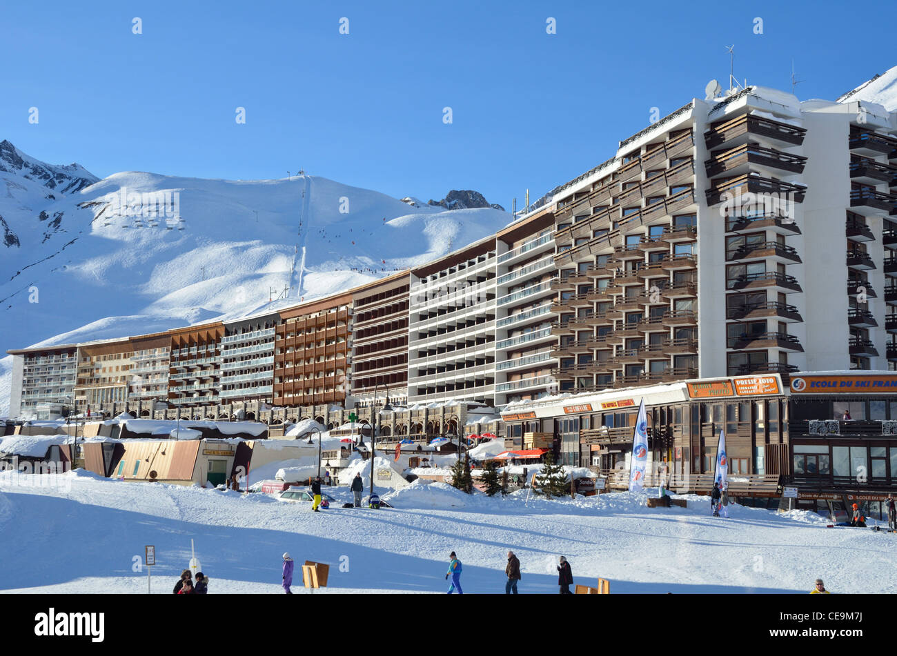 Tignes ski hotels hi-res stock photography and images - Alamy