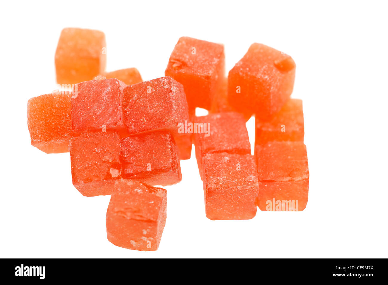 Pile of cola cubes boiled sweets Stock Photo - Alamy
