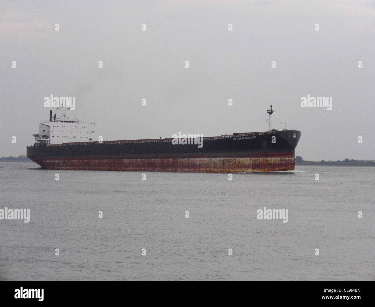 The bulk carrier City of Dubrovnik is a large vessel designed to ...