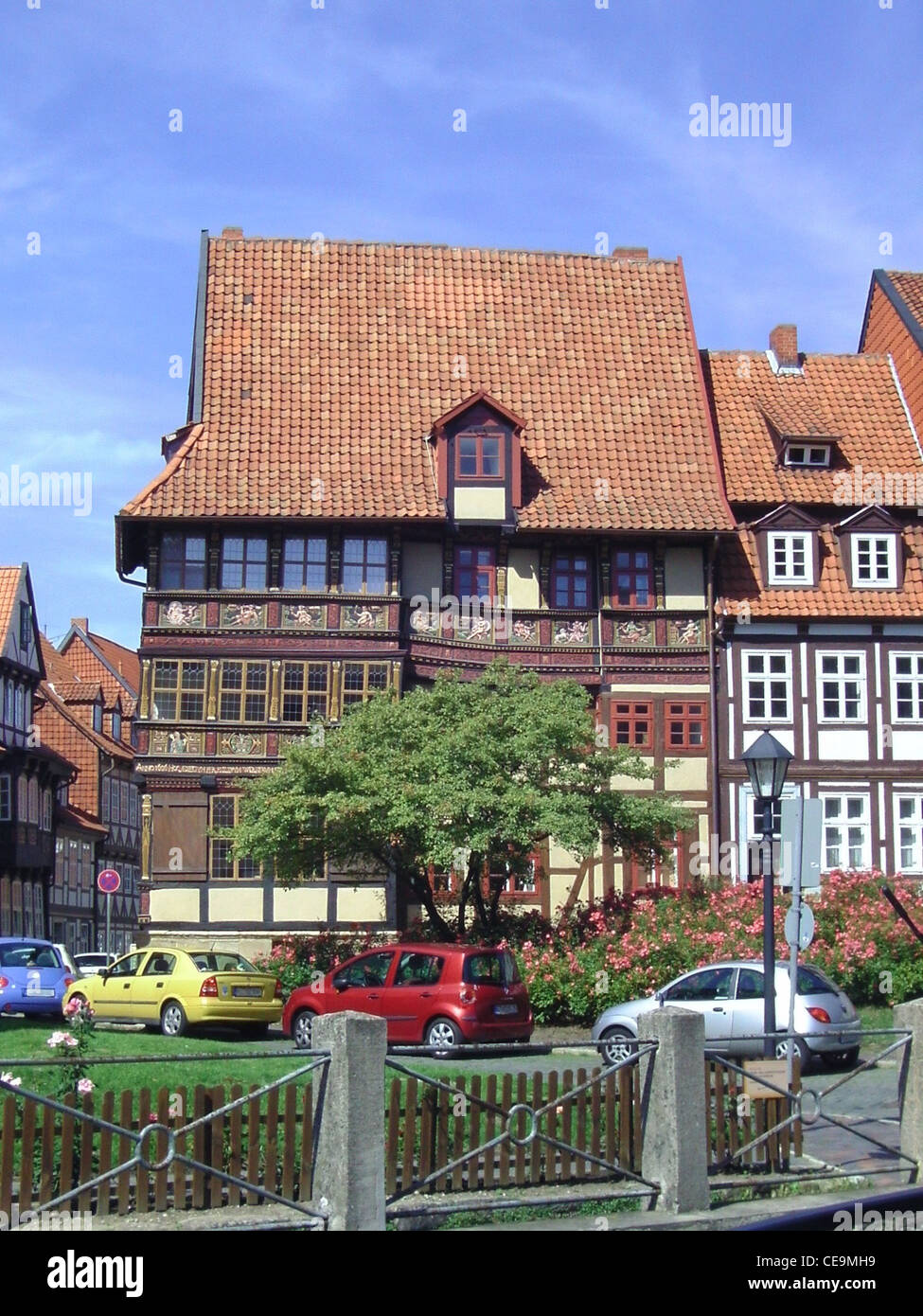 Timber framing in Hildesheim, Germany, is a key feature of the town's ...