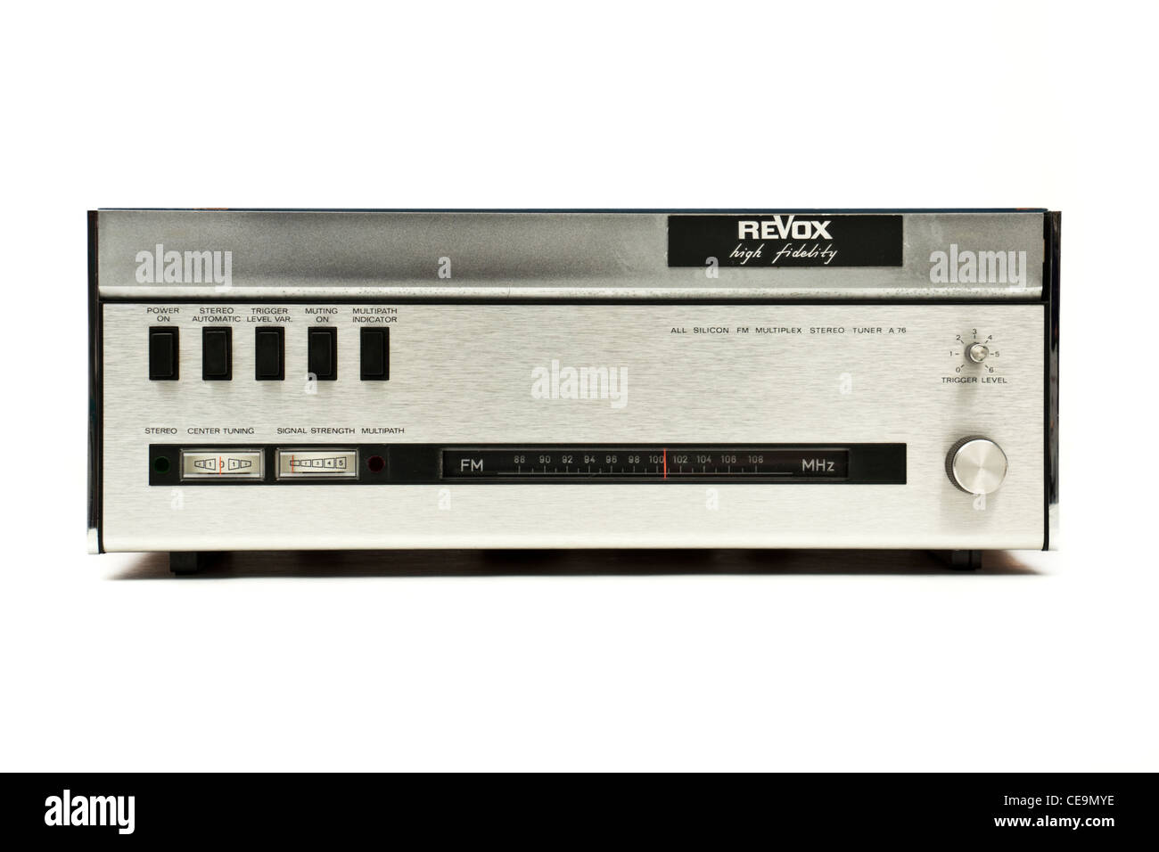 Vintage Revox A76 (Willi Studer) All Silicon FM Multiplex Tuner from 1969 Stock Photo - Alamy