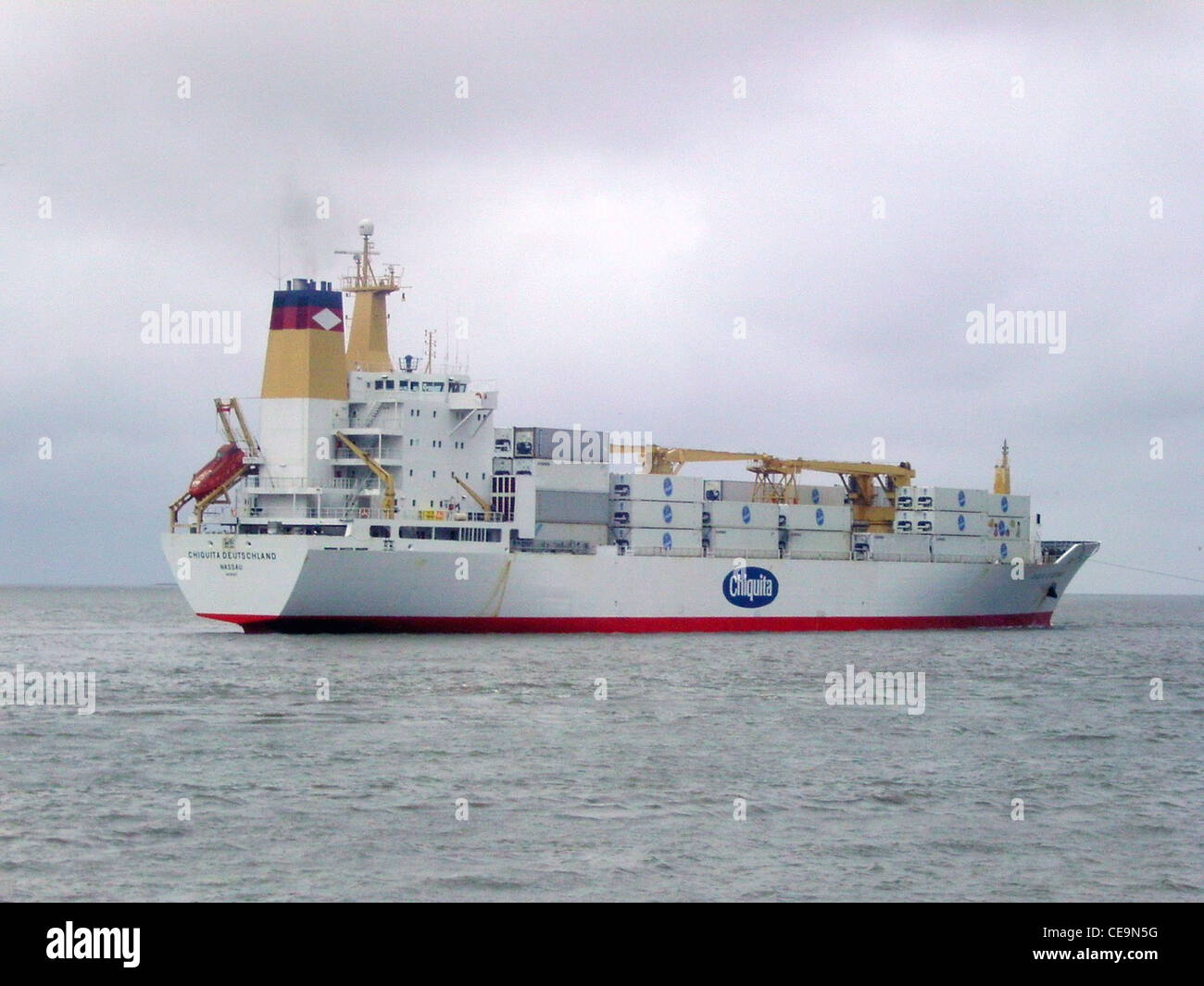 reefer ship Chiquita Deutschland Stock Photo - Alamy