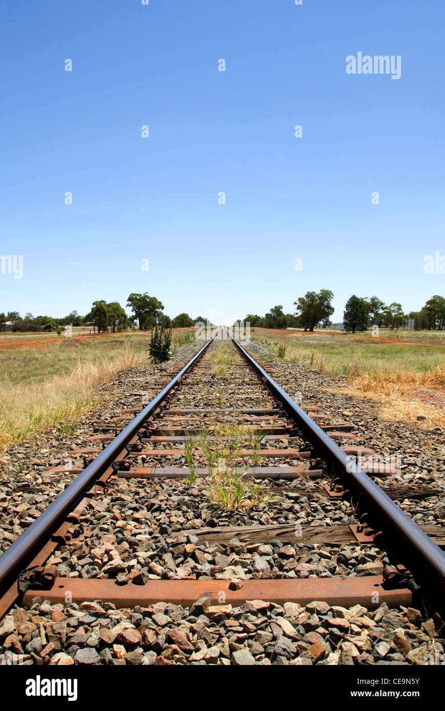 Two railway railroad lines hi-res stock photography and images - Alamy