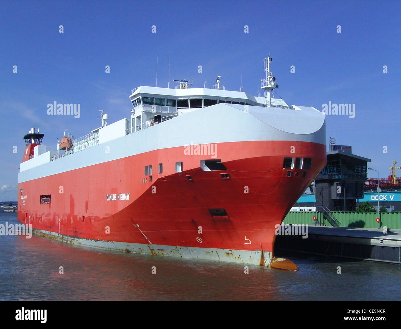 The Danube Highway car carrier is a large cargo vessel designed to ...