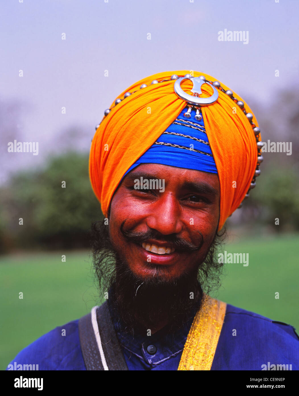 Portrait of a Sikh man, Delhi, India Stock Photo - Alamy