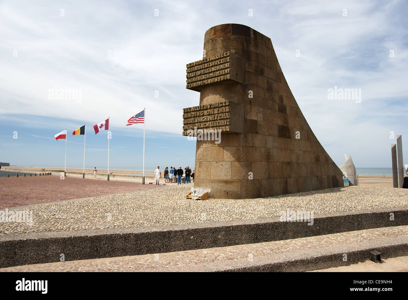 D-Day War Memorial Stock Photo - Alamy