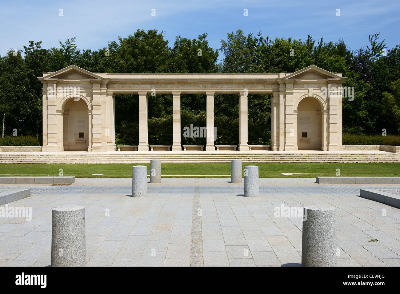 War Memorial in Normandy Stock Photo - Alamy