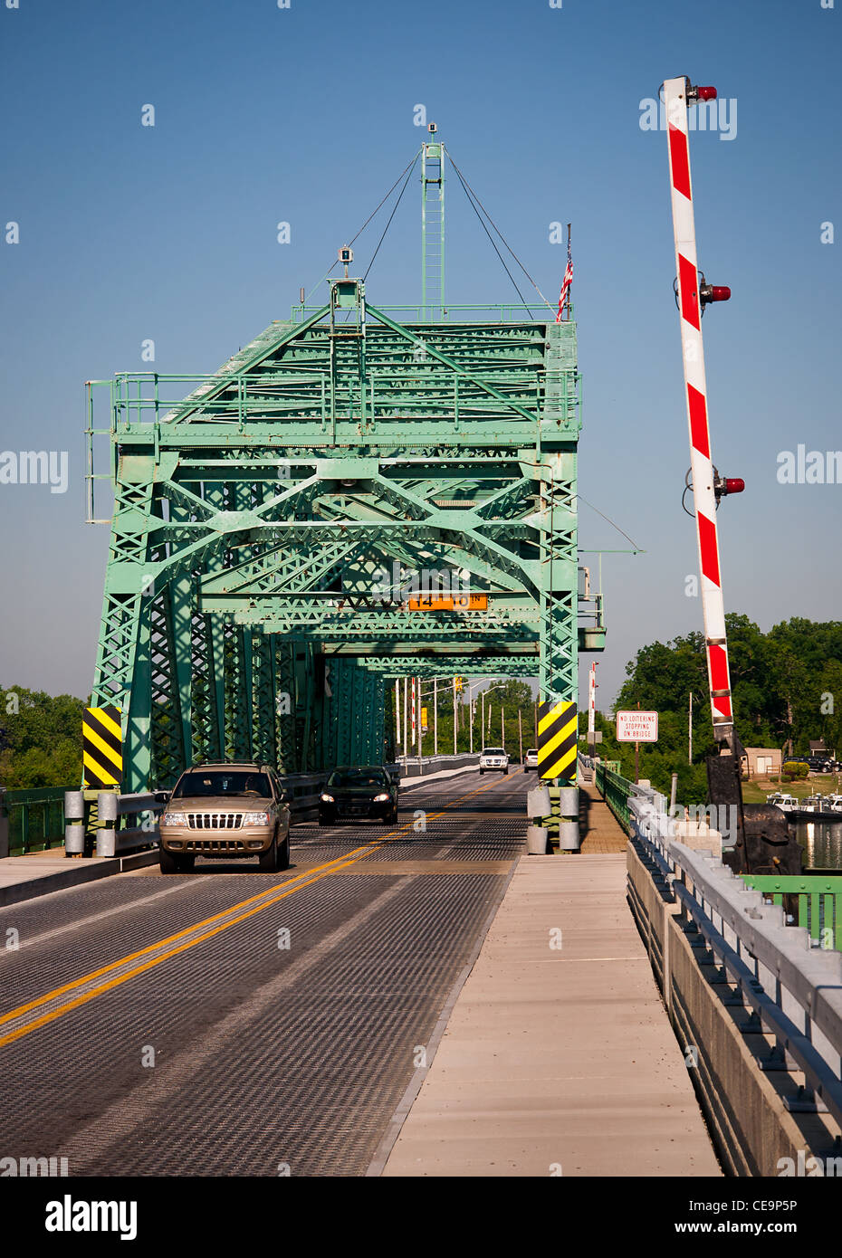Bridge over Detroit River to island near Detroit Stock Photo - Alamy