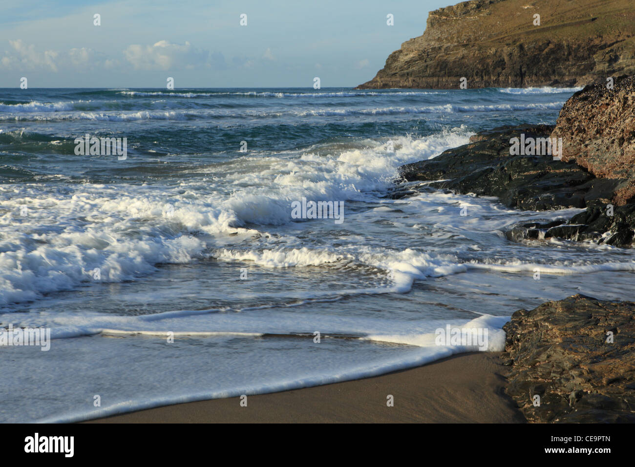 Penhallic point cornwall coast hi-res stock photography and images - Alamy