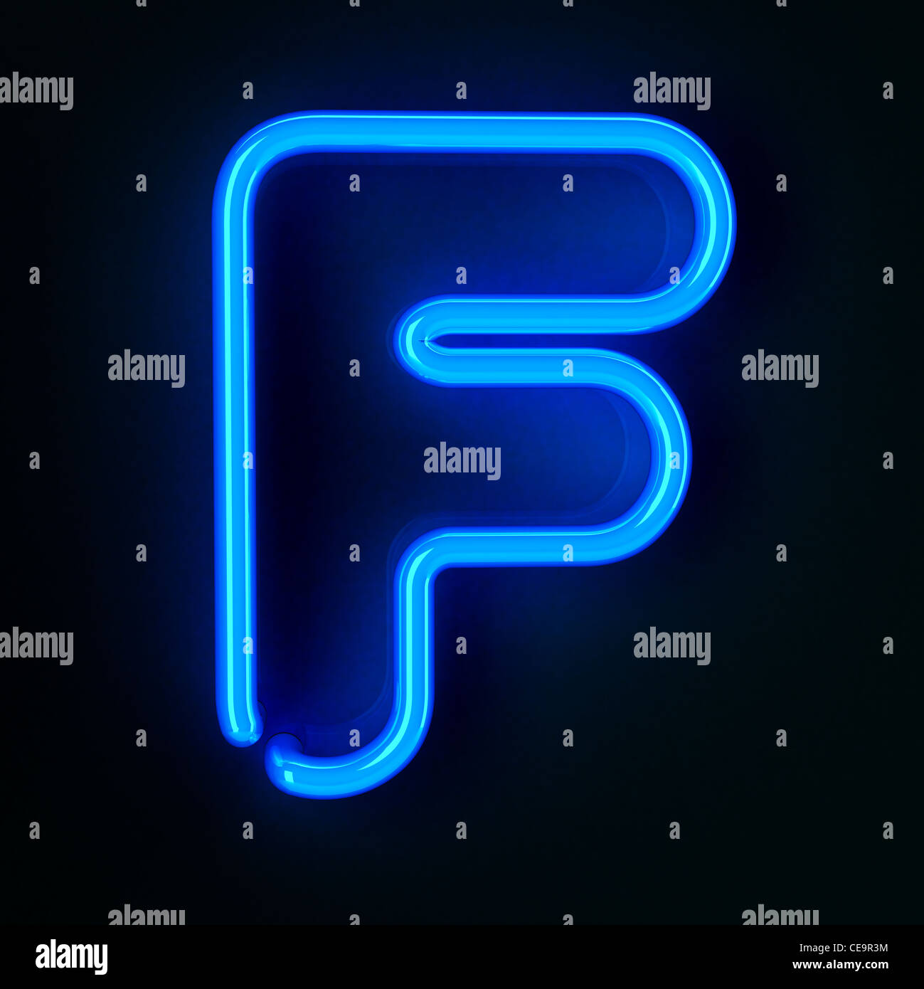 Neon letter f hi-res stock photography and images - Alamy