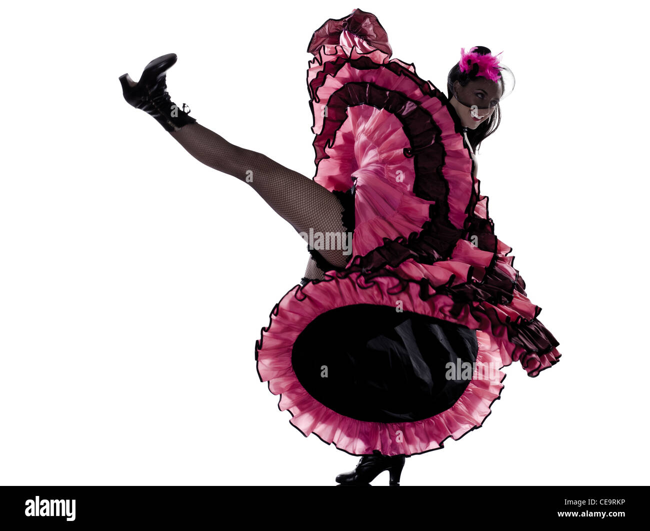 Ballet female dancer high kick hi-res stock photography and images - Alamy