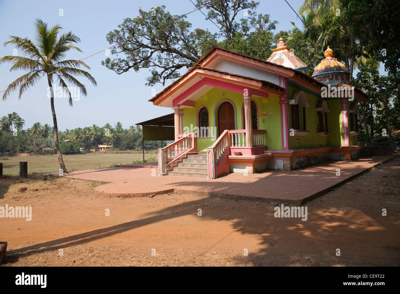 Rural goa temple hi-res stock photography and images - Alamy