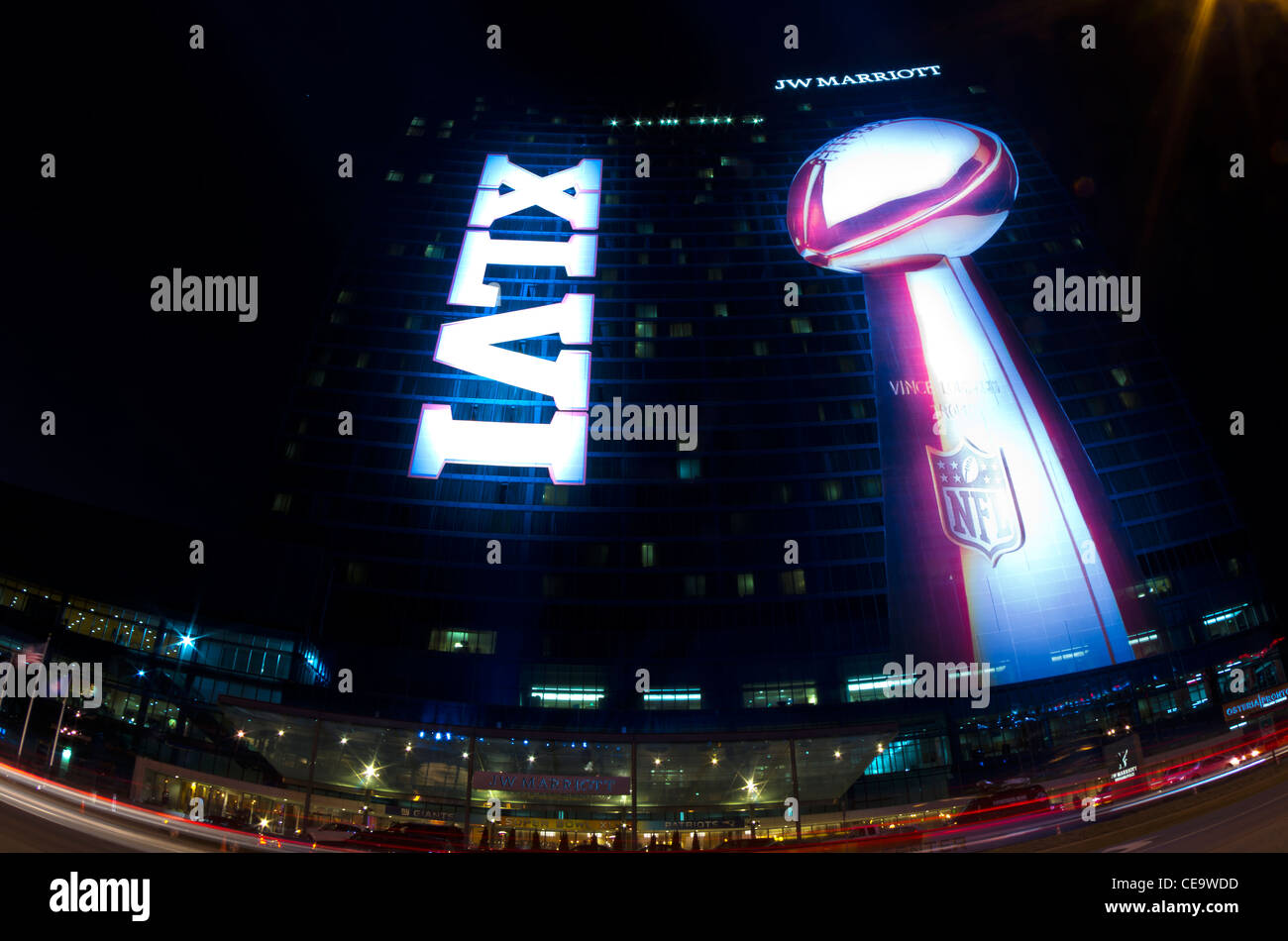 superbowl,JW Marriott, Indianapolis, Feb 1, 2012 Stock Photo - Alamy