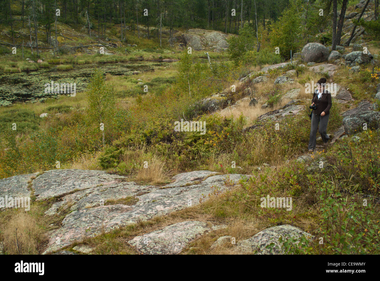 Whiteshell Manitoba Canada Stock Photo - Alamy