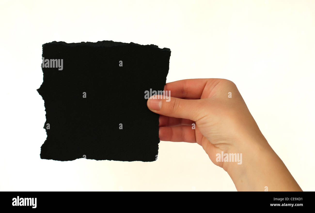 Piece of paper with space for text Stock Photo - Alamy