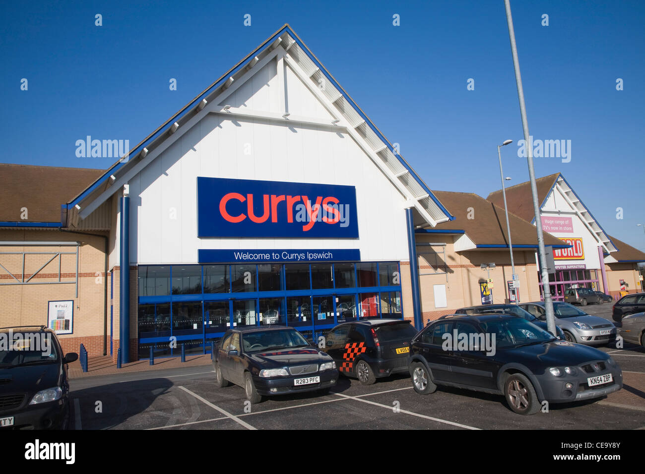 Currys superstore Copdock, Ipswich, Suffolk, England Stock Photo - Alamy