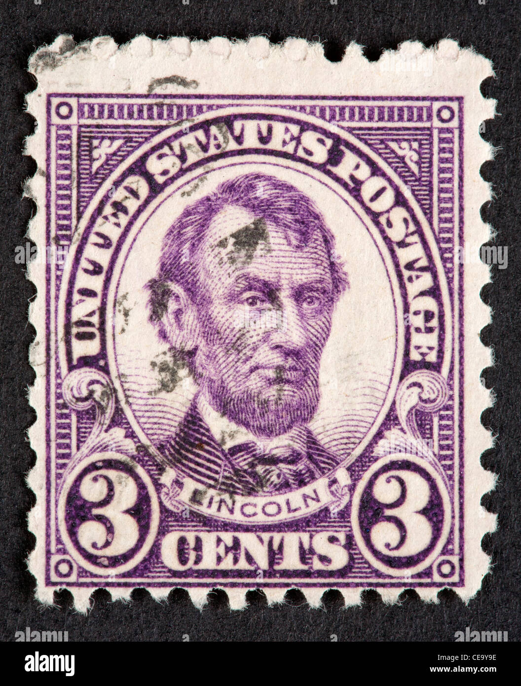 Abraham lincoln postage stamp hi-res stock photography and images - Alamy
