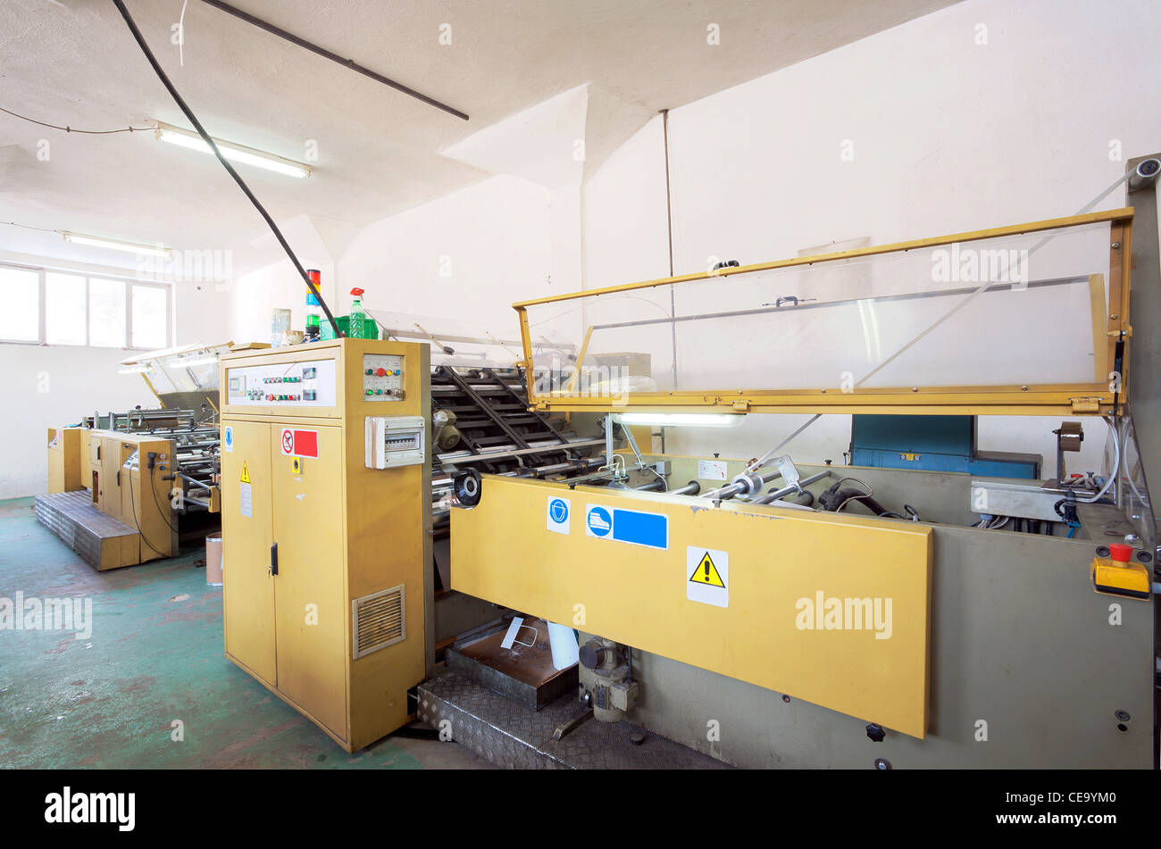 Old printing equipment hi-res stock photography and images - Alamy