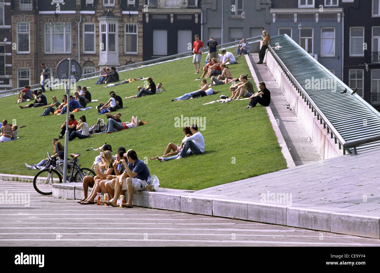 Museumplein, central Amsterdam. Holland Stock Photo - Alamy