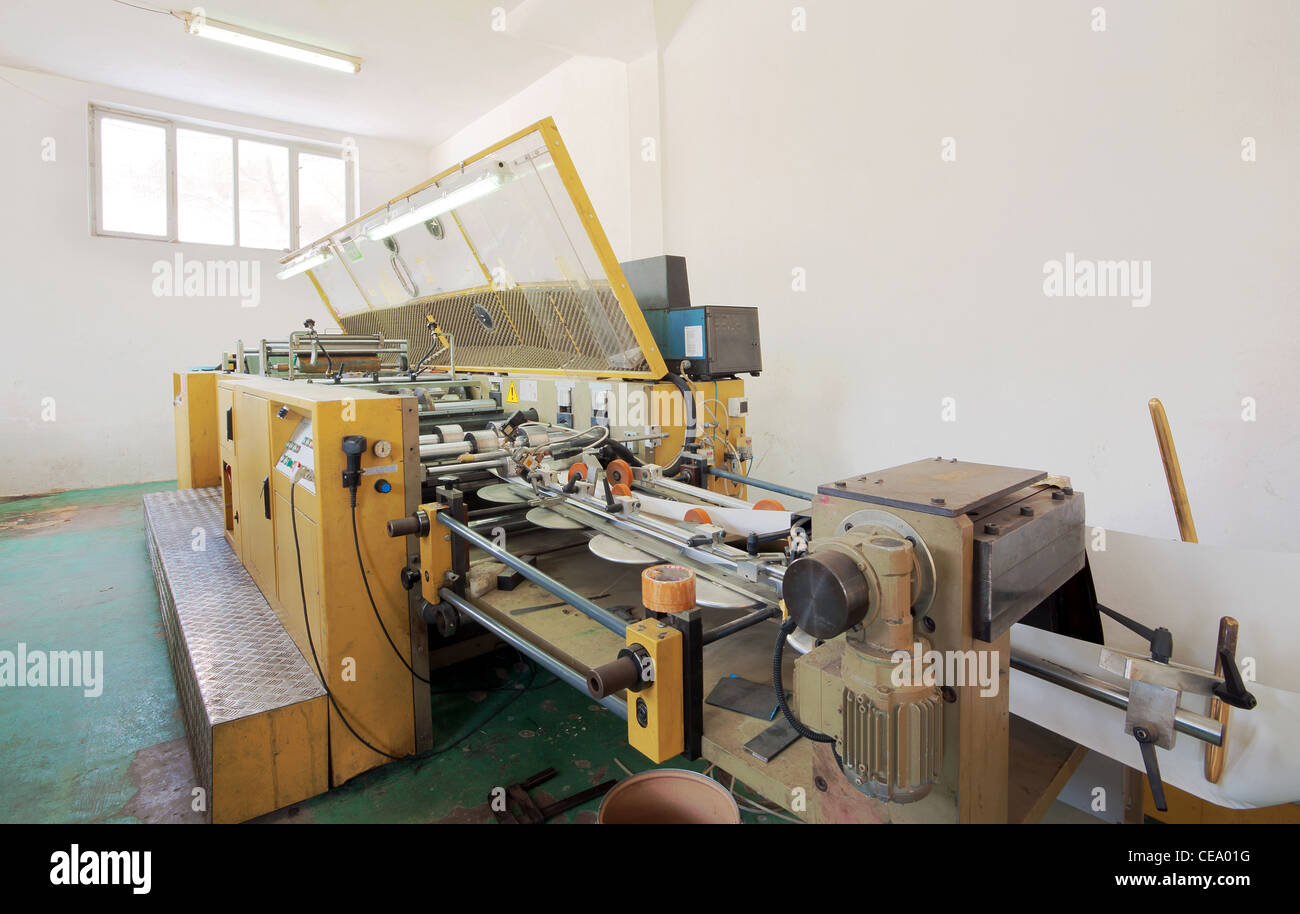 Old printing equipment hi-res stock photography and images - Alamy