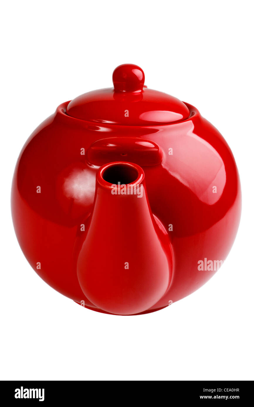Red pottery teapot hi-res stock photography and images - Alamy