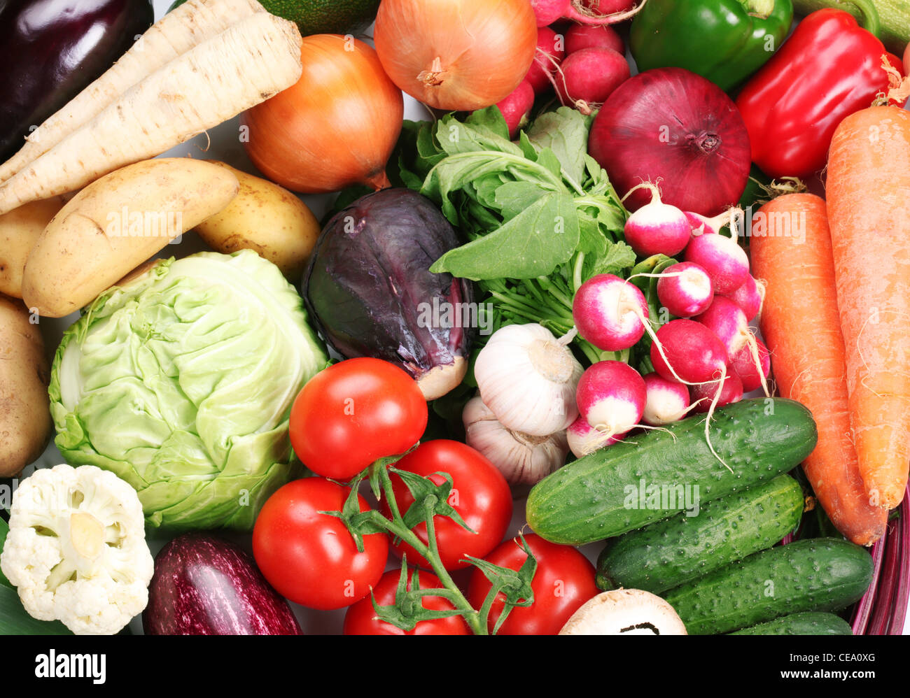 Plenty of vegetables occupy the entire frame Stock Photo - Alamy